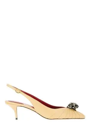 Valentino Garavani Slingback Pumps With Embellished Detail - Multicolor