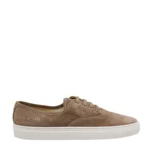 COMMON PROJECTS Four Hole Suede Sneakers - Cream