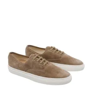 COMMON PROJECTS Four Hole Suede Sneakers - Cream