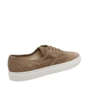COMMON PROJECTS Four Hole Suede Sneakers - Cream