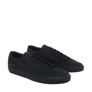 COMMON PROJECTS Achilles Suede Lace-up Sneakers - Black