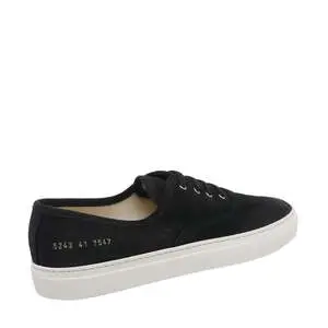 COMMON PROJECTS Suede Lace-up Sneakers - Black