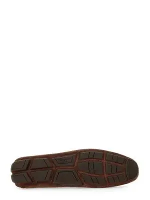 FERRAGAMO Gancini Suede Loafers