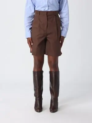 Max Mara Tailored Pleated Shorts - Brown
