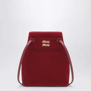 Miu Miu Velvet Pouch - Red