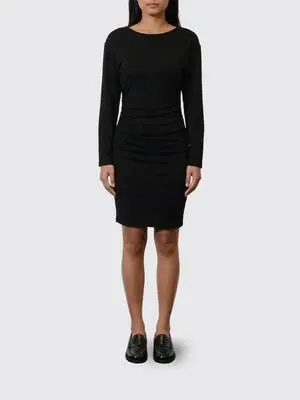 Max Mara Long Sleeve Ruched Dress - Black