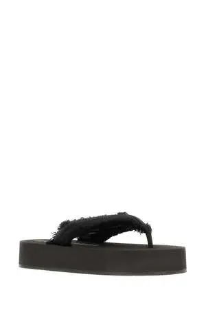 Balenciaga Platform Thong Slippers - Multicolor