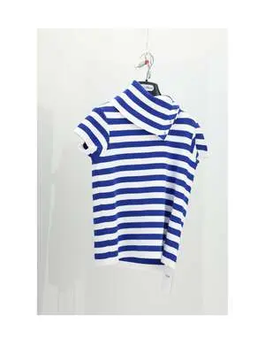Celine High Neck Striped Knit Top - Multicolor