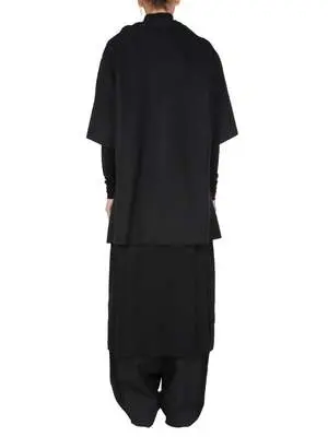 Raf Simons Ataraxia Wool Blend Dress - Black