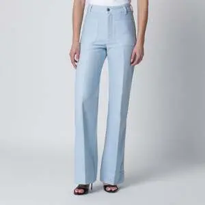 Victoria Beckham Alina Trousers - Blue