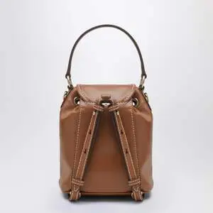Miu Miu Small Cognac Leather Backpack