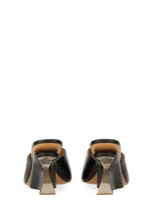 Off-White Mule Jug" Leather Mules - Black