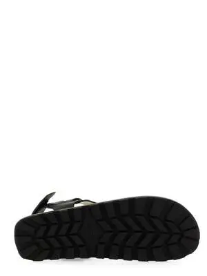 JIL SANDER Strappy Leather Sandals With Rubber Sole