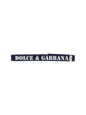 Dolce & Gabbana Logo Belt - Blue