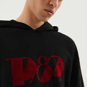 1989 STUDIO Cotton Hooded Sweatshirt With Logo Print
