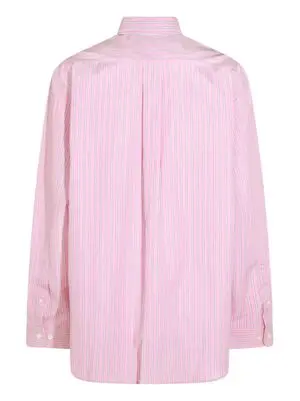 Miu Miu Striped Cotton Shirt - Multicolor