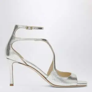 JIMMY CHOO Azia 75 Sandal - Silver