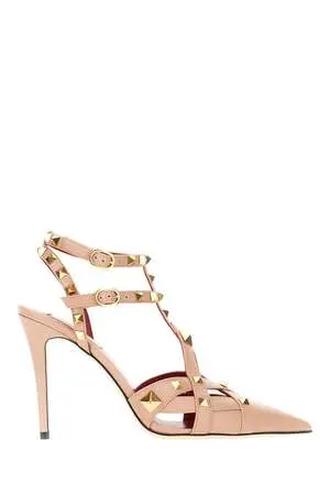 Valentino Garavani VALENTINO GARAVANI Studded Strappy High Heel Pumps Multicolor