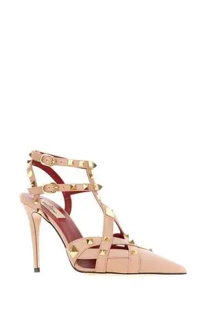 Valentino Garavani Studded Strappy High Heel Pumps - Multicolor