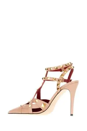 Valentino Garavani Studded Strappy High Heel Pumps - Multicolor