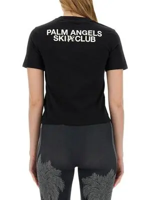 Palm Angels Palm Ski Club T-shirt - Black