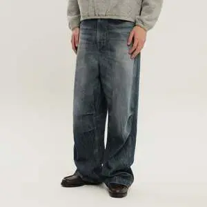 1989 STUDIO Old Mastiff Denim Wide Leg Pants - Blue