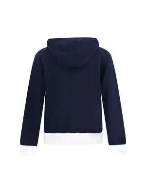 Thom Browne Cotton Hoodie With Logo Detail