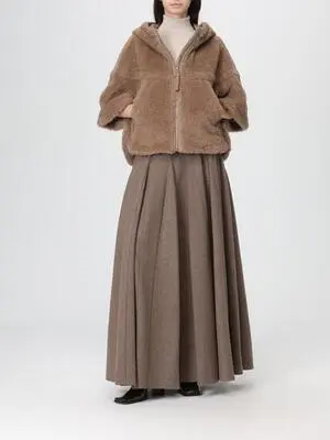 Max Mara Fur Hooded Jacket