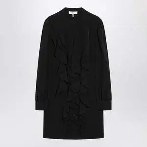 Chloé Silk Blend Ruffled Dress