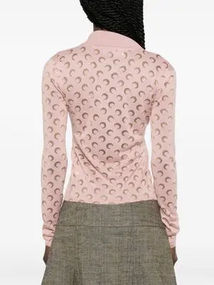 MARINE SERRE Moon Devoré Shirt