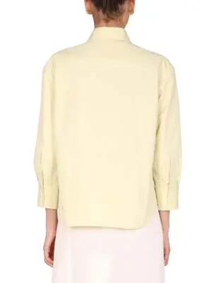 JIL SANDER Boxy Fit Shirt - Green