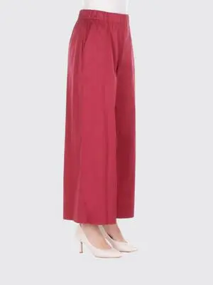 Max Mara Wide Leg Trousers - Red