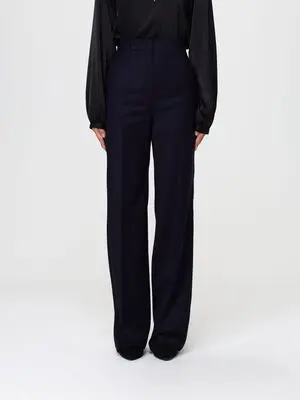 Max Mara Max Mara Studio Tailored Pinstriped Trousers Blue