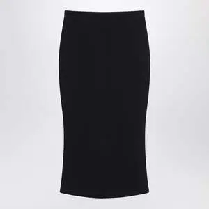 Givenchy Midi Skirt With Back Pleats - Black