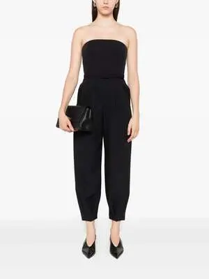 Max Mara Voghera" Black Polyester Jumpsuit - Multicolor