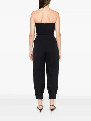 Max Mara Voghera" Black Polyester Jumpsuit - Multicolor