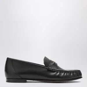 Chloé Leather Loafers With Gold Chain Detail