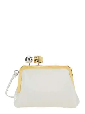 Jacquemus Le Berlingot' Handbag With White Leather Details - Multicolor