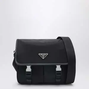 Prada Re-nylon And Saffiano Leather Shoulder Bag
