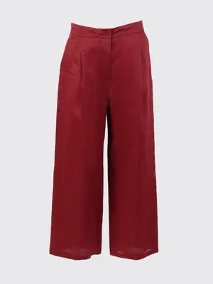 Max Mara Tailored Wide Leg Pants - Red
