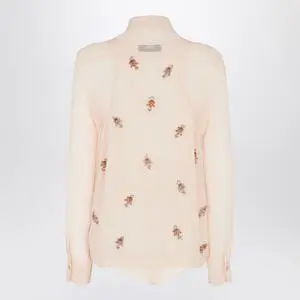 Fendi Embroidered Georgette Shirt