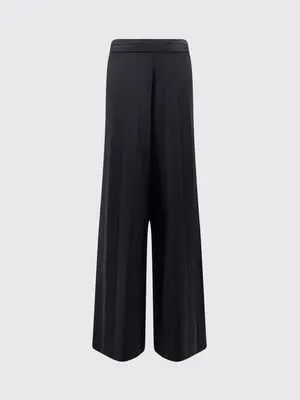Max Mara Ribbed Knit Trousers - Black