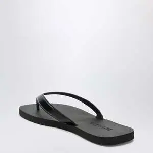 Prada Brushed Leather Flip Flop Sandals