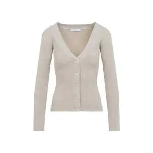Max Mara Gioiosa Ribbed Wool Blend Cardigan - Multicolor