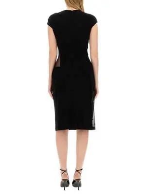 Givenchy 4g Crepe And Tulle Dress