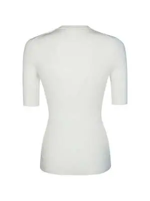 P.a.r.o.s.h Ribbed Short Sleeve Sweater