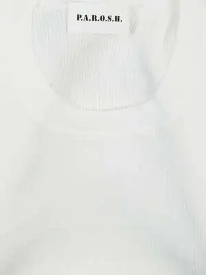 P.a.r.o.s.h Ribbed Short Sleeve Sweater