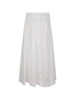 P.a.r.o.s.h Cotton Eyelet Skirt