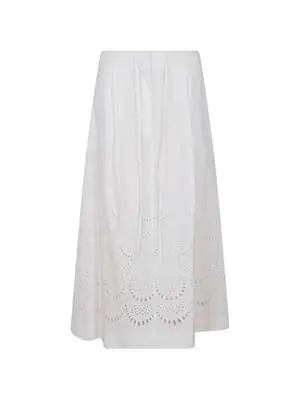 P.a.r.o.s.h Cotton Eyelet Skirt