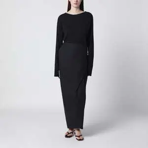 Our Legacy Twisted Jersey Dress - Black